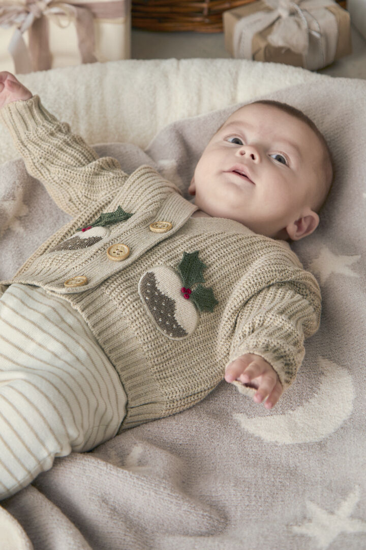 Buy Christmas Little Pudding Knitted Outfit Set - Sets & Outfits ...